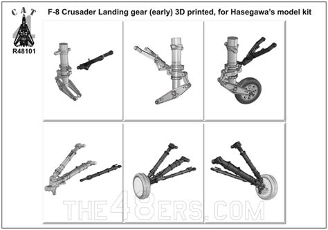F 8 Crusader Landing Gear Early