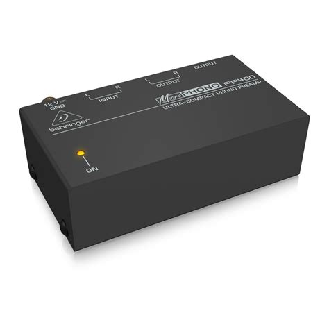 Behringer Pp400 Microphono Preamplificatore Per Giradischi Riaa Phono