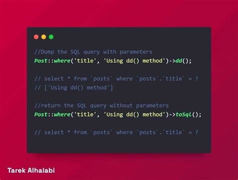 tarek alhalabi on linkedin laravel tip