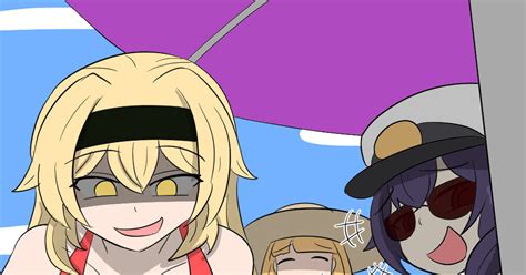 Tsf At The Beach Velのマンガ Ts Pixiv