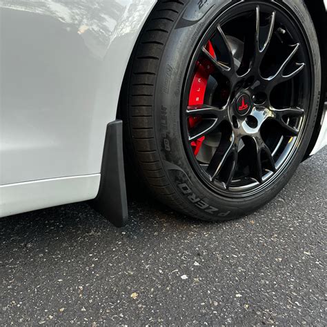 2021 Model S Plaid And Long Range Mud Flaps Screwless Set Of 4