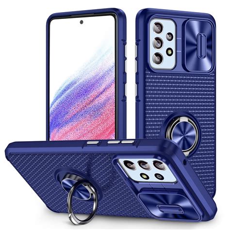 For Samsung Galaxy A53 5g Sliding Camshield Armor Phone Case With Ring