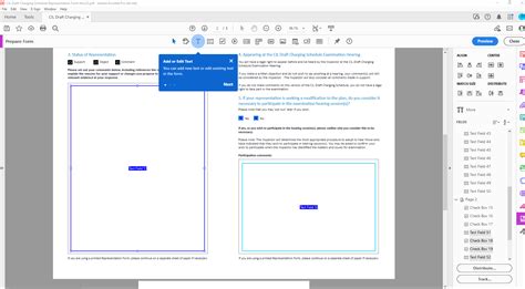solved interactive pdf text field align text to top adobe product