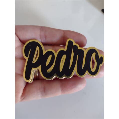Apliques 7cm X 3 5cm Nome Em Papel Lamicote E Colorplus Dourado