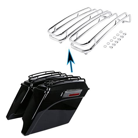 Buy Xmt Moto Saddlebags Lid Top Rail Guard Fits For Harley Davidson All