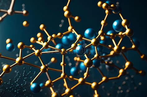 Abstract Molecular Structure Background Illustration Stock Illustration Illustration Of Circle