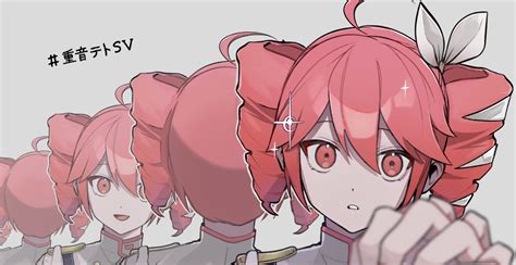 Kasane Teto And Kasane Teto Utau And 1 More Drawn By Shokuhenyuu