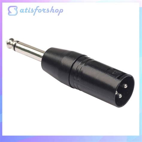 635mm Mono Male To Xlr 3pin Male Audio Plug Converter Adapter