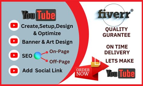 Create Youtube Channel Setup Optimize Yt And Design By Nobabsorkar Fiverr