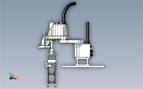 水平关节机器人视觉检测与抓具 Parasolid 模型图纸下载 懒石网