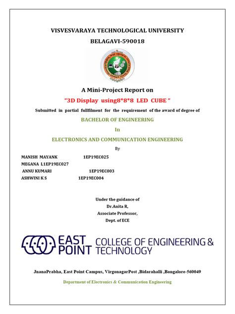 report mini project final draft 2 pdf electronic circuits printed