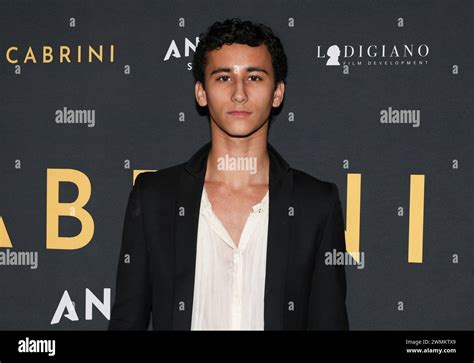 Liam Campora Attends The Premiere Of Cabrini At The Regal Times Square On Monday Feb 26