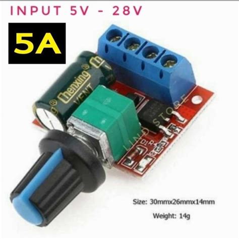 Promo Dc Motor Speed Controller Pwm Pengatur Kecepatan Motor Dinamo Diskon 50 Di Seller