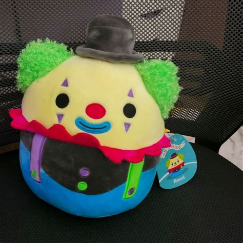 Nwt 8” Resul The Clown Squishmallow Clown Cute Clown Koala Plush