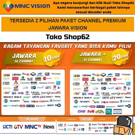 Jual Paket Jawara Dan Jawara Decoder Mnc Vision Trans Vision Shopee