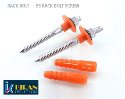 Kiran Industries Sanitary Ware Wall Hung Chair Bracket Manufacturer Rack Bolt Ss Rack Bolt Ss