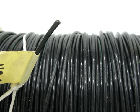 M22759 11 16 0 16awg Silver Plated Ptfe Jacketed Wire Black 100ft