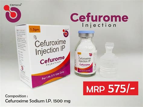 CEFUROME Cefuroxime Sodium Injection Ip 1 5 Gm At Rs 575 Box In