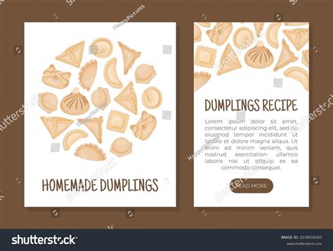 Cooked Traditional Chinese Dumplings Dim Sum Stock Vector Royalty Free
