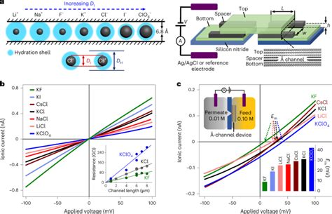 Beyond Steric Selectivity Of Ions Using ångström Scale Capillaries