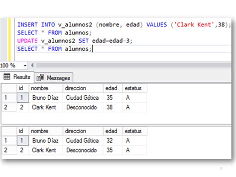 Vistas Actualizables En SQL Server DBA Dixit