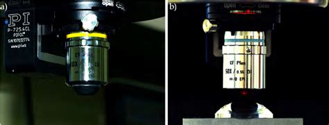 Two Types Of The Microscope Objective Lenses With Mirau Interferometer Download Scientific