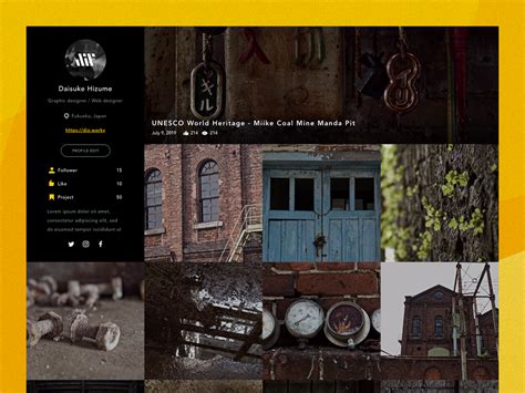 Photo Album Site Prototype Design Intaraction On Behance