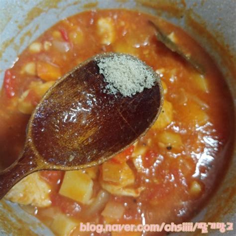 산뜻한 무수분 토마토 치킨스튜