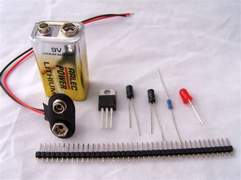 Atmega8 Breadboard Circuit Part 1 Of 3 Power Supply Protostack