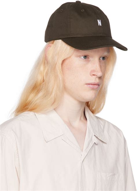 Norse Projects Brown Twill Sports Cap Norse Projects