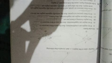 Find The Values Of The Angles X Y And Z In Each Of The Following