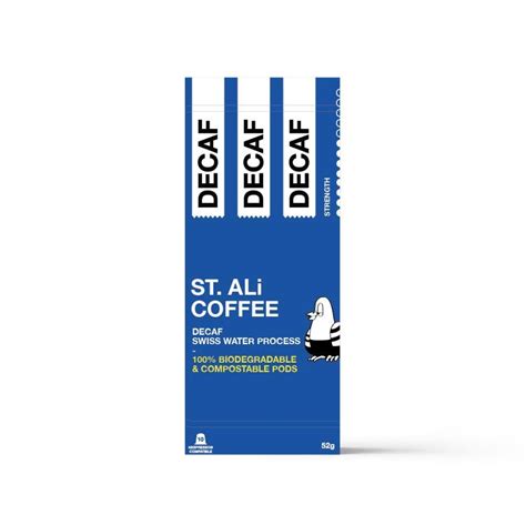 DECAF BLEND CAPSULES ST ALi Decaf Decaffeinated Biodegradable Products