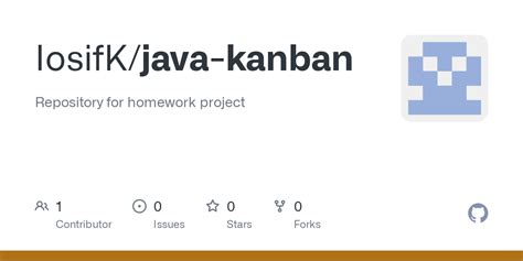 java kanban java kanban iml at main · iosifk java kanban · github
