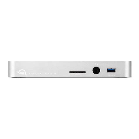 OWC USB C Dock Silver LN83881 OWCTCDK10PMDSL SCAN UK