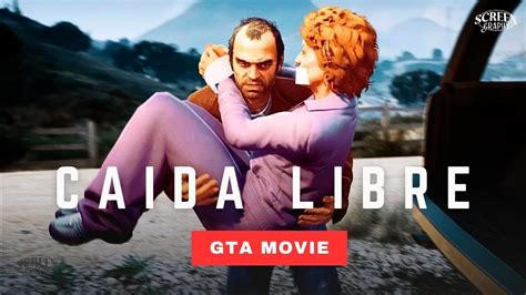 GTA 5 CAIDA LIBRE Chasing Crashing Plane Mission Cinematic Short