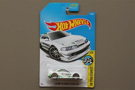 Hot Wheels HW Speed Graphics Custom Acura Integra GSR White