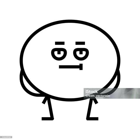楕円形の幾何学的形状の文字線アイコンベクターイラスト いたずら書きのベクターアート素材や画像を多数ご用意 いたずら書き アイコン