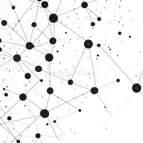 Abstract Network Pattern With Connected Dots And Lines Stock Illustration Illustration Of