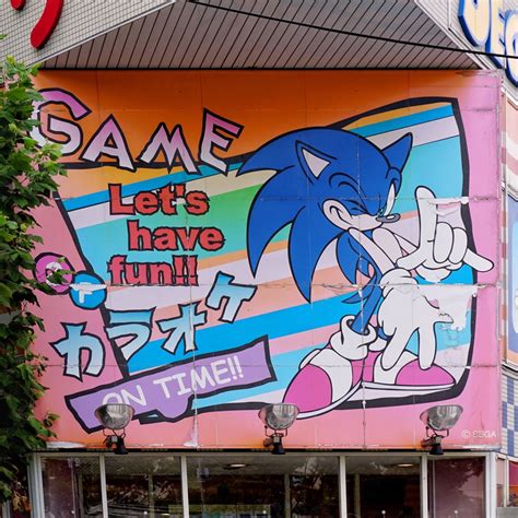 90s Sonic In Funabori Arcade Tokyo