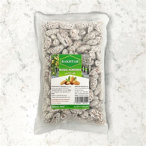 Nuqul Almonds 100 Natural Bakhtarmarket