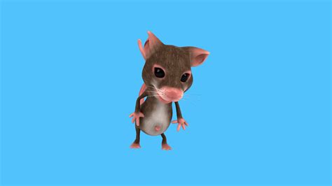 Fun 3d Cartoon Mouse Dancing With Alpha Stock Motion Graphics Sbv