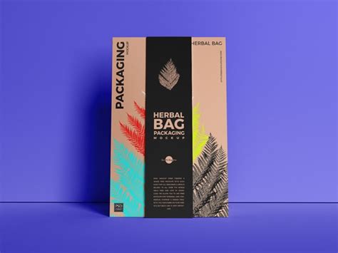 フードバッグパッケージモックアップ 無料のpsdテンプレート