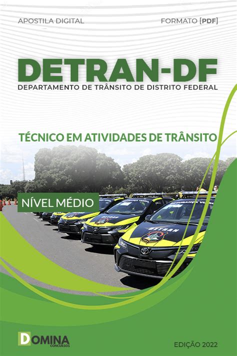 Apostila Detran Df 2022 Técnico Atividades Trânsito Domina Concursos