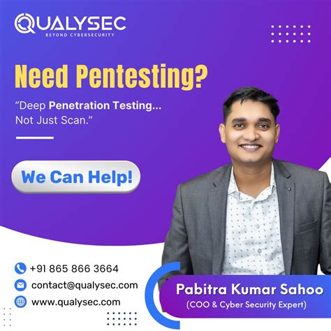 Qualysec Beyond Cybersecurity On Linkedin Penetrationtesting Cybersecurity Networksecurity