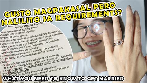 Civil Wedding Requirements 2023 Joice Casama Youtube