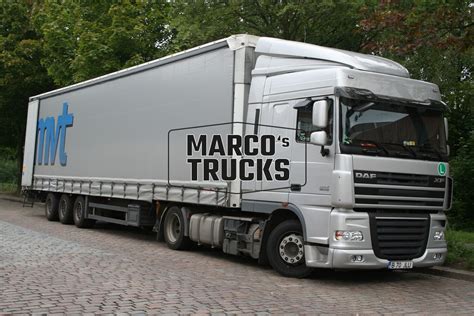 Lkw Foto Daf Xf 105410 Planensattelzug Deutschland Silver Mvt C4hu