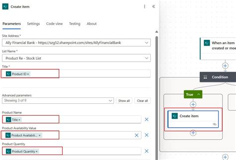 how to create sharepoint list items using power automate