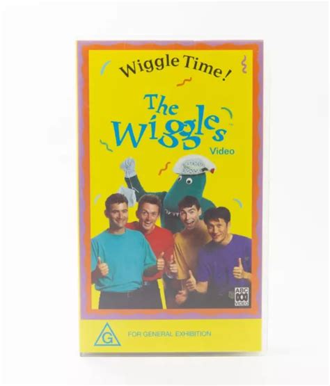 Wiggle Time The Wiggles Video Vhs Cassette Original Skivvy Cast Like