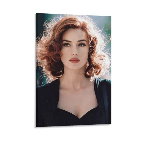 Monica Bellucci Actress Beautiful Italy Poster Canvas Art Poster And