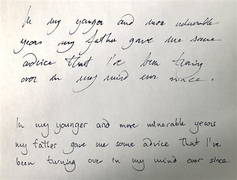 my cursive vs “printed” handwriting r handwriting